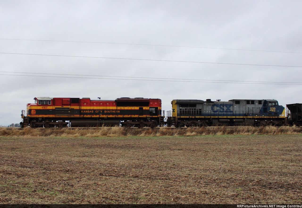 KCS 4107 CSX 539
